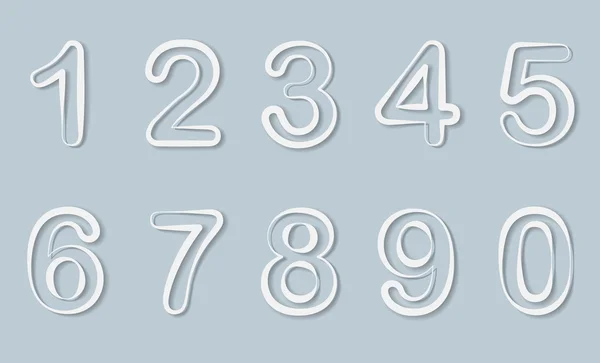 100,000 Chiffres blancs Vector Images | Depositphotos