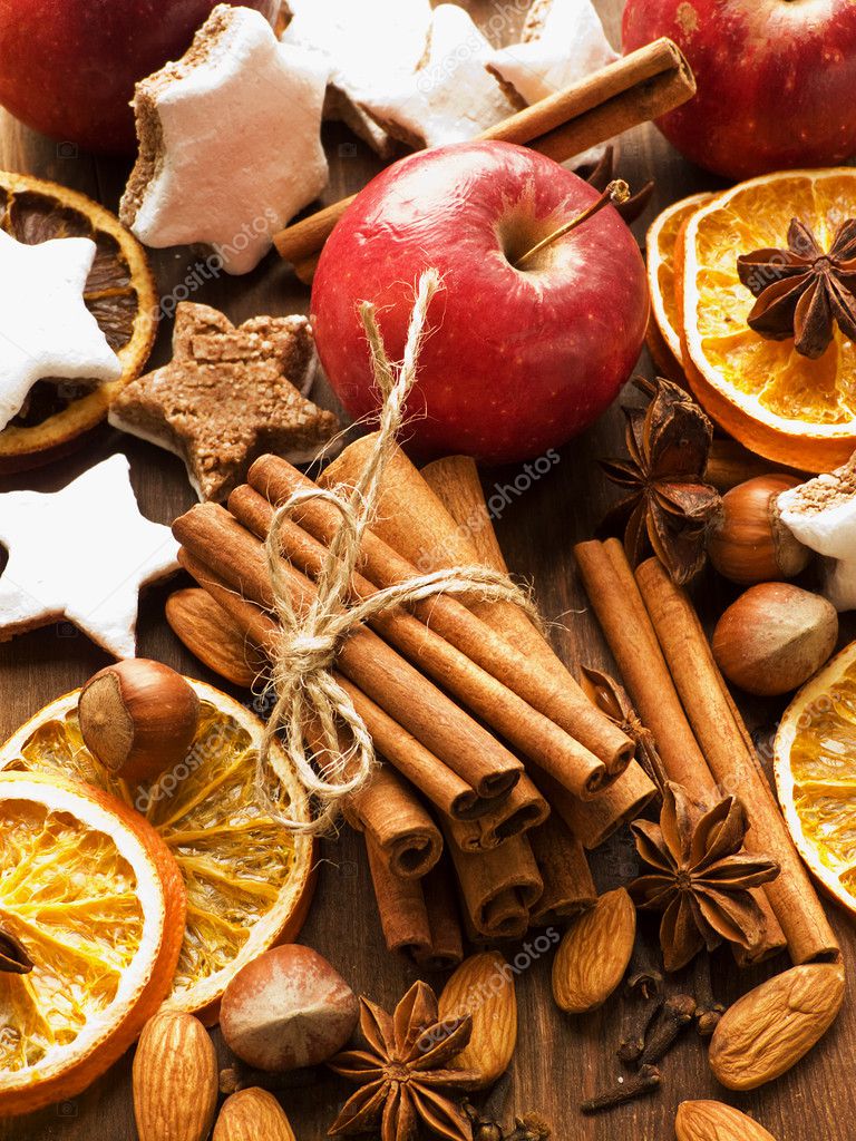 Christmas spices — Stock Photo © AGphoto #15883309