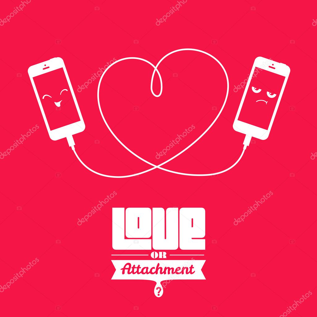 Love or attachment? — Stock Vector © Victor_Tongdee #29814041