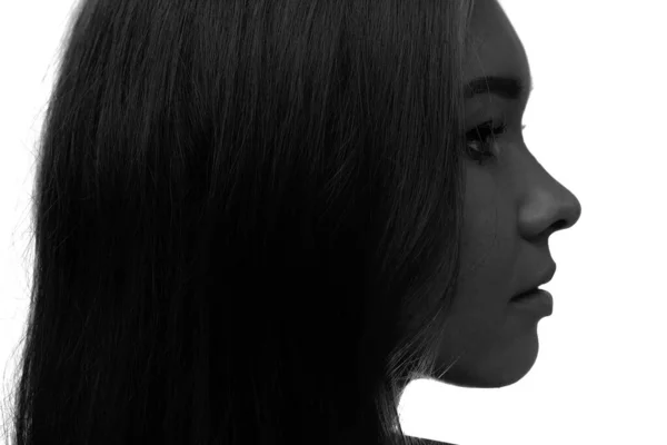 Black and white profile Stock Photos, Royalty Free Black and white ...