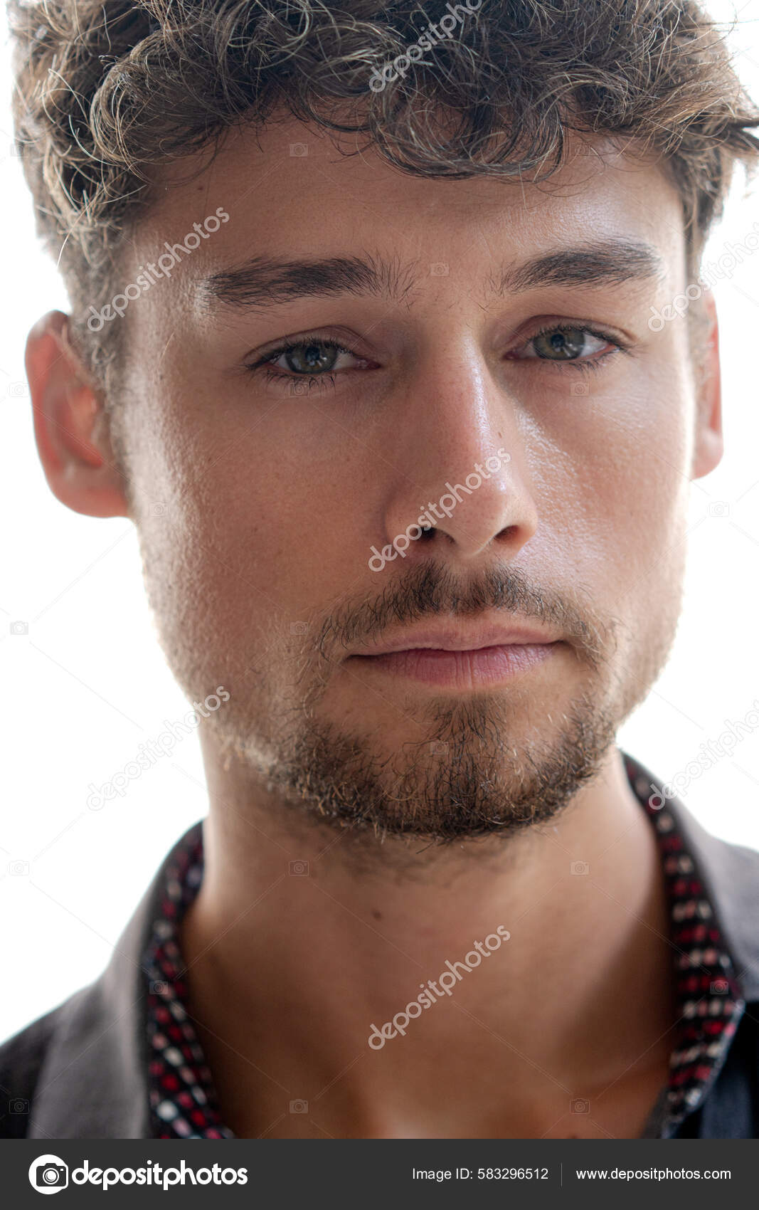 Portrait Young Guy White Background Stock Photo by ©Victor_Tongdee ...