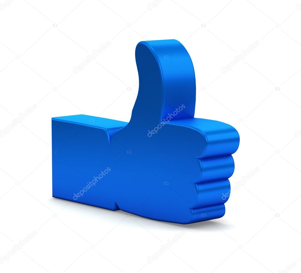 Like symbol on white background Stock Photo by ©sommersby 12793080