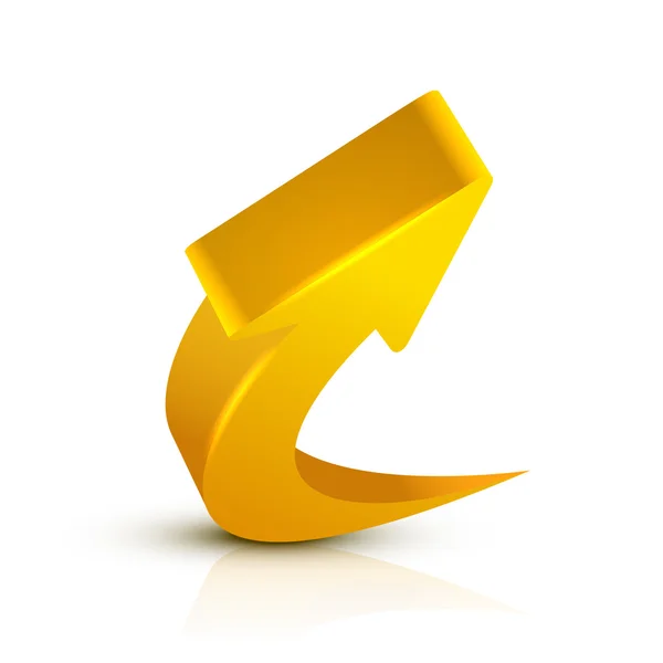 Flecha 3d Vector de stock por ©Scrudje 38873753