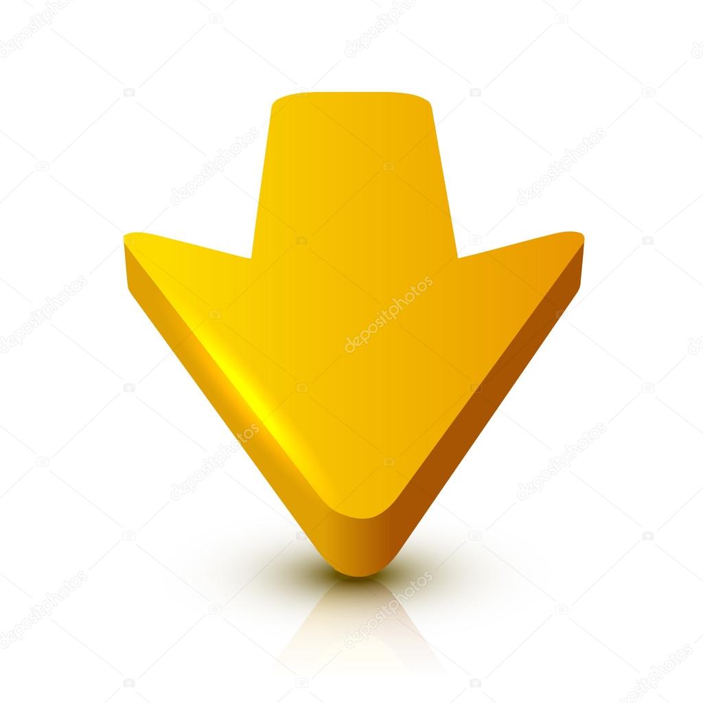 Arrow 3D — Stock Vector © Scrudje #38882367