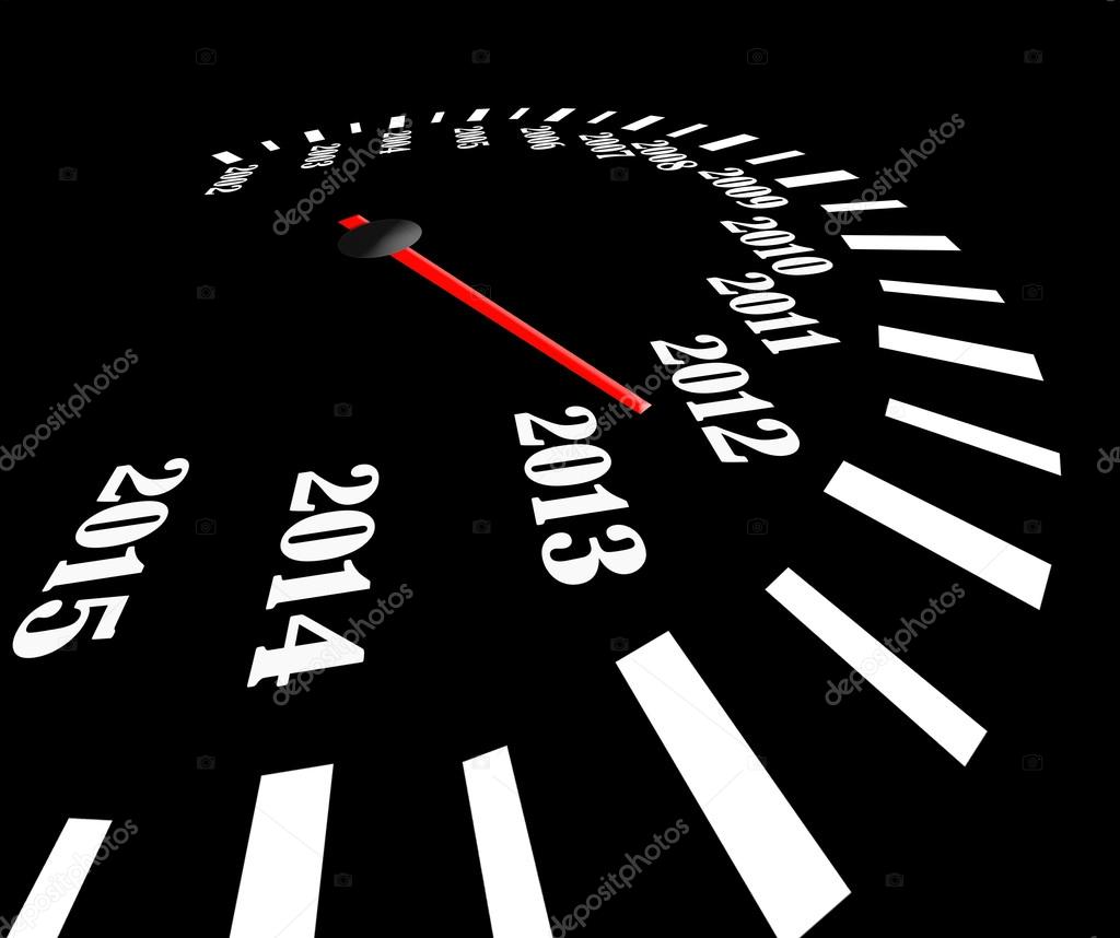 Velocímetro del año 2013 conceptual — Foto de stock #12657438 © jeka2009