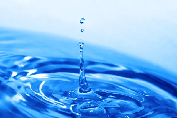 Single Water Drop Splash Water Pool Ripples White Background Clipping ...