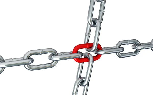 Broken chain link Stock Photo by ©3dfoto 14536533