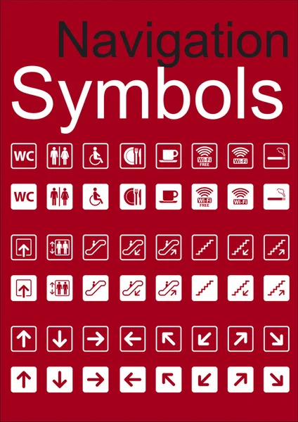 Navigation signs set Stock Vector Image by ©megastocker #22585875