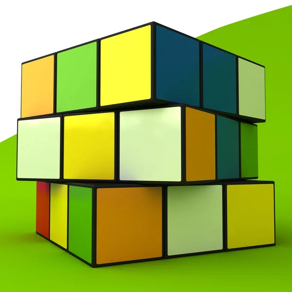 Color Cube Game — Stock Photo © megastocker #6696796