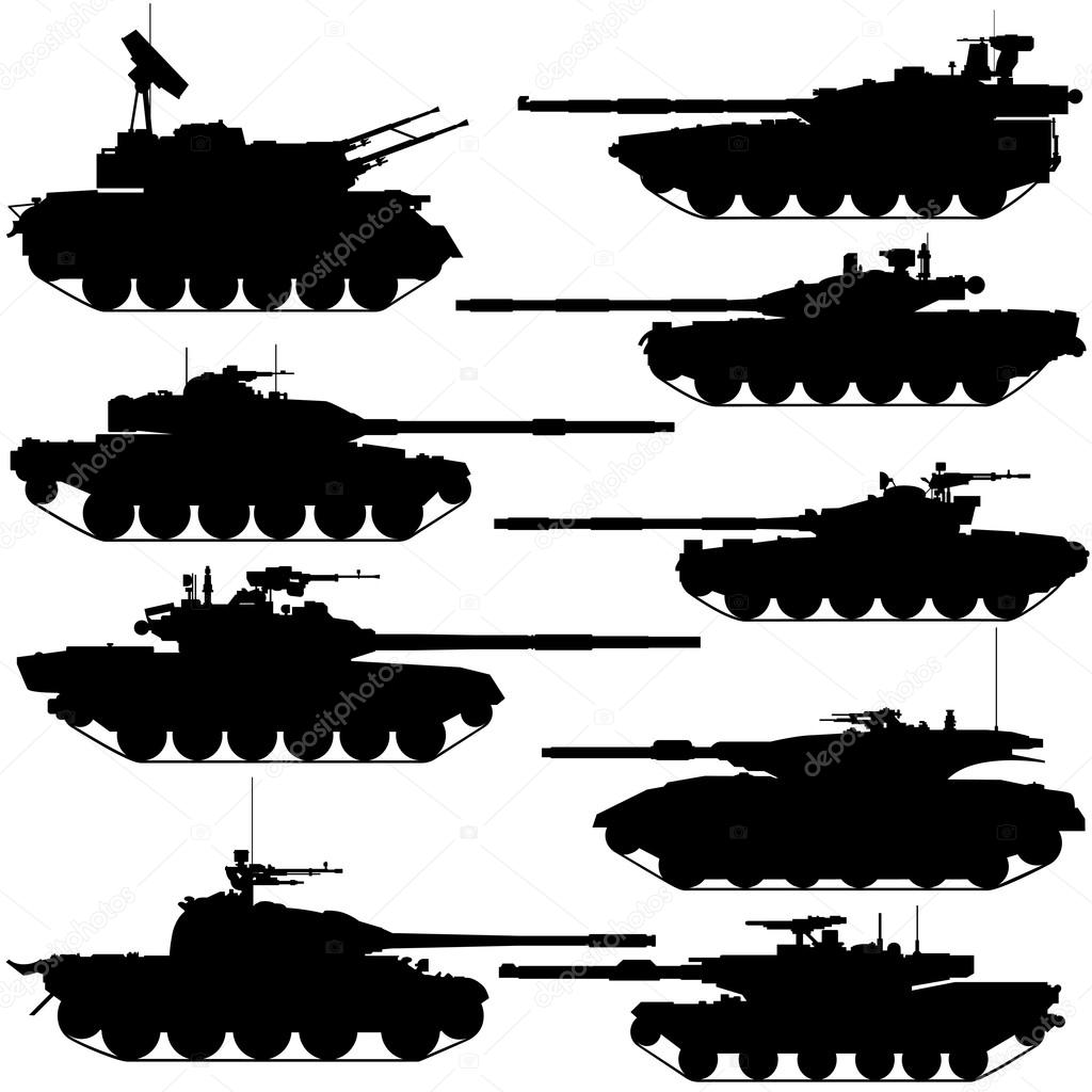 Modern tanks Stock Vector by ©GUARDING 13461208