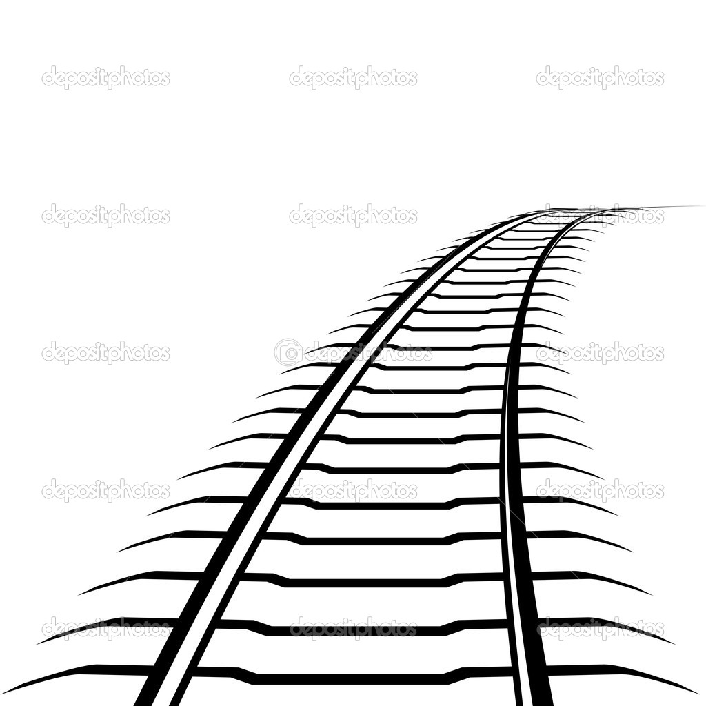 Abstract railway line Stock Vector Image by ©GUARDING #48220817