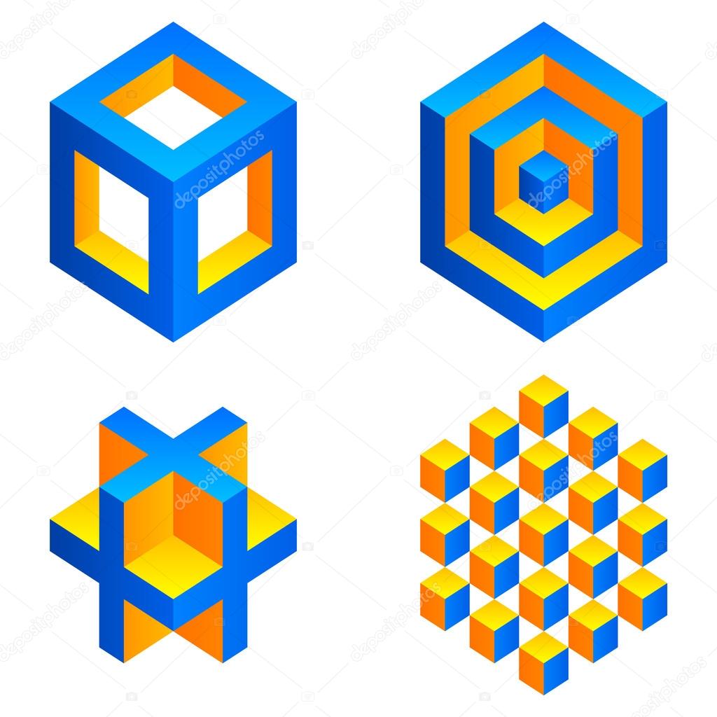 Geometric figures. Stock Vector by ©timurock 24835501