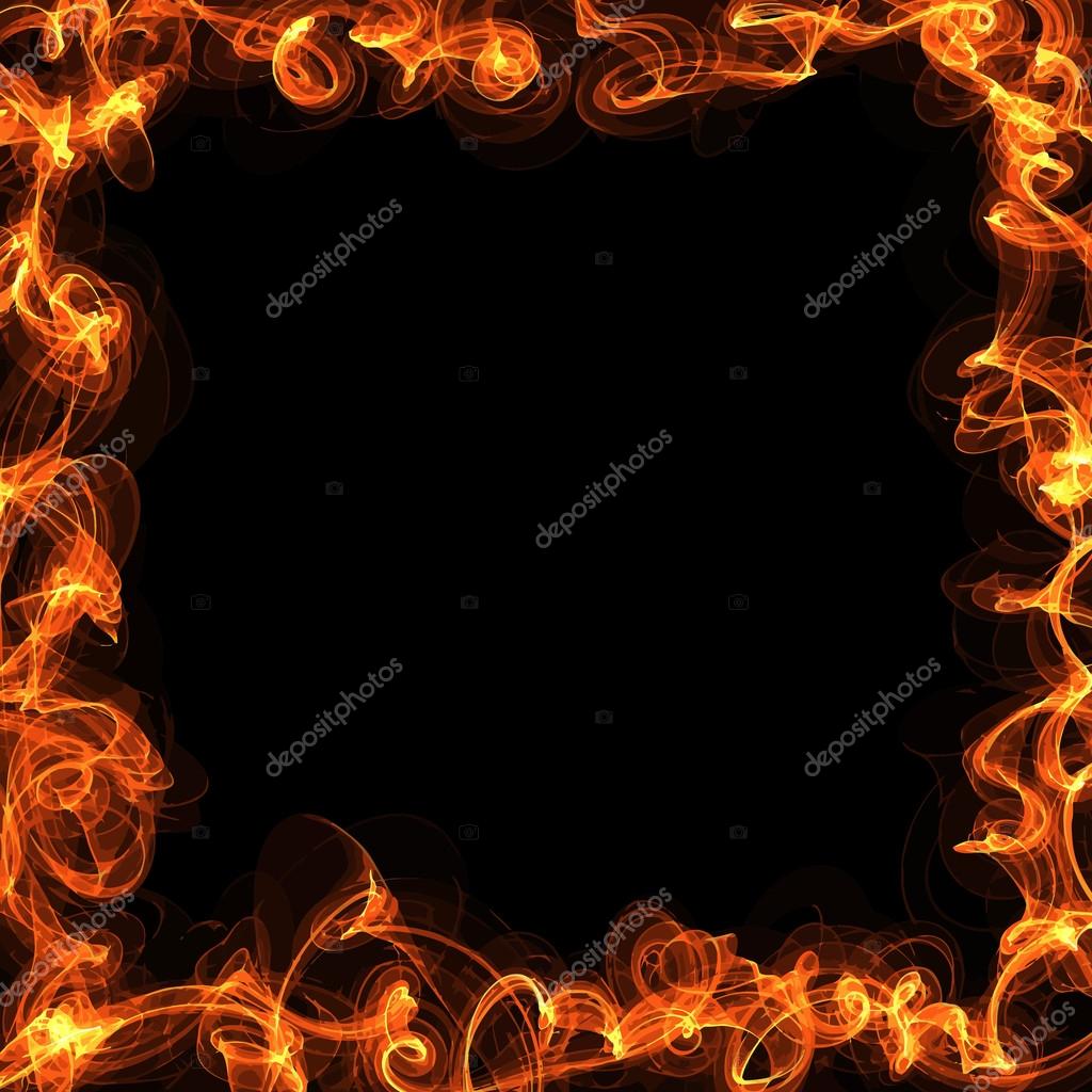 Frame of fire flames ⬇ Vector Image by © mettus | Vector Stock 23674197
