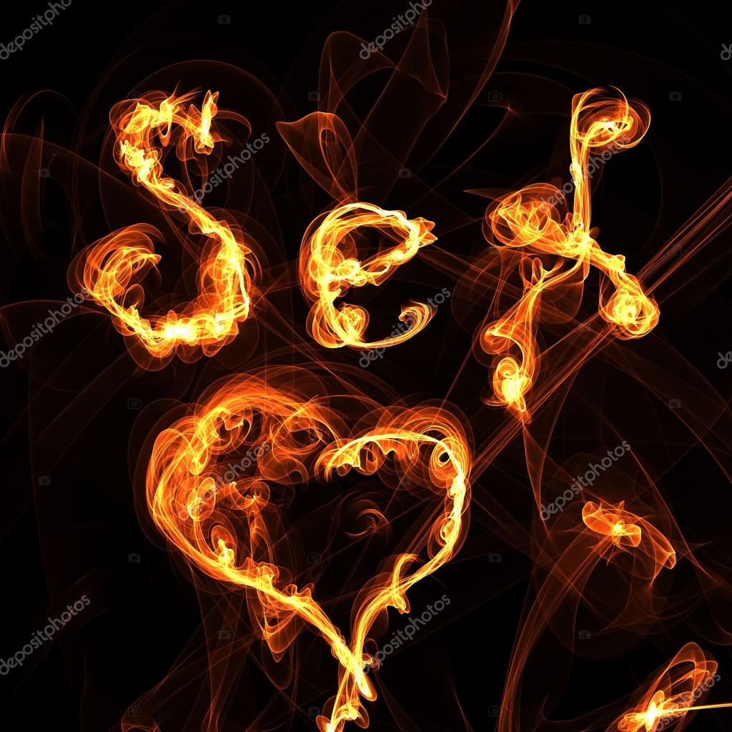 Fire Heart And Sex — Stock Vector © Mettus 34725347