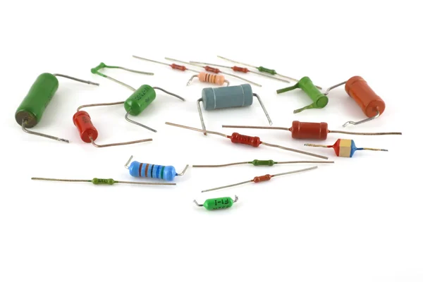 Resistencias y capacitores Foto Stock, Resistencias y capacitores ...