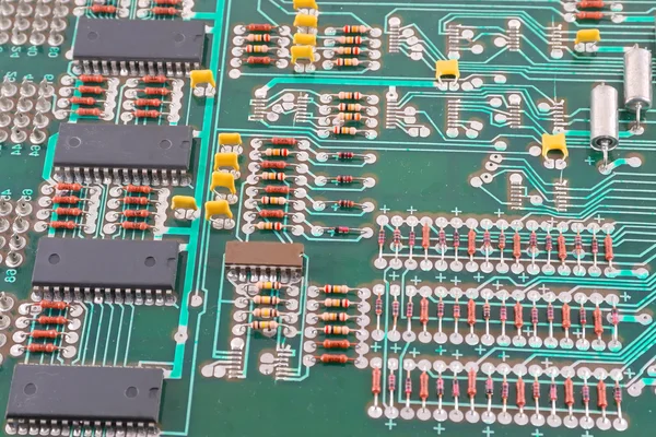 Old electronic circuit board - Stock Image - Everypixel