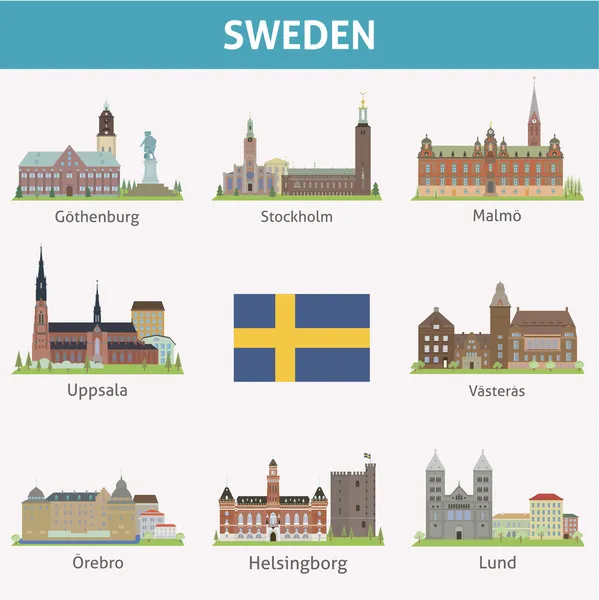 Sweden symbols Vector Art Stock Images | Depositphotos