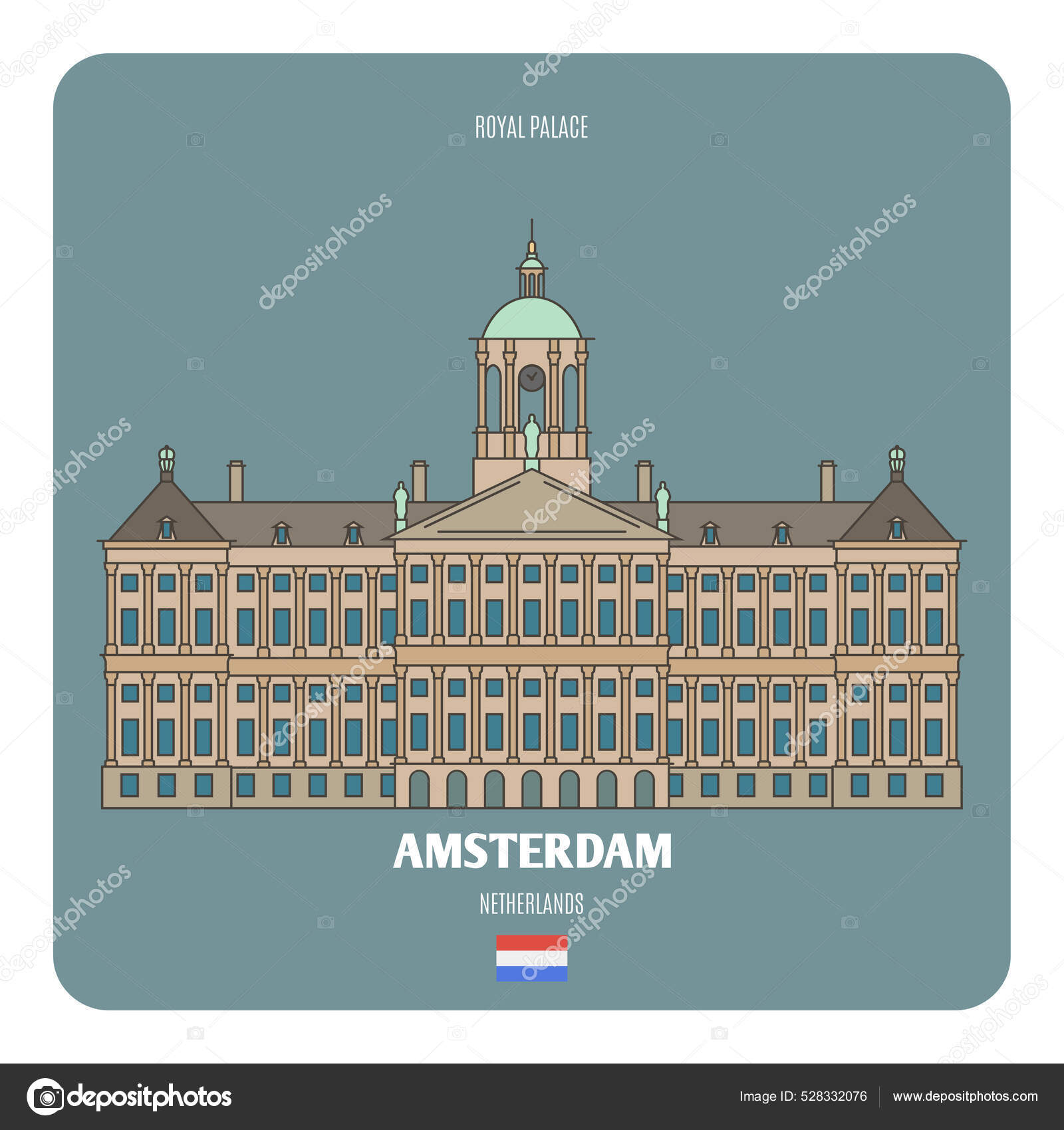 Royal Palace Amsterdam Netherlands Architectural Symbols European ... Royal Palace Amsterdam Netherlands Architectural Symbols European ...