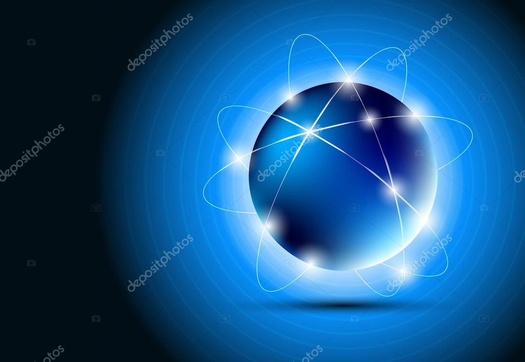 Bright background with spheres Stock Vector Image by ©Denchik #13055326