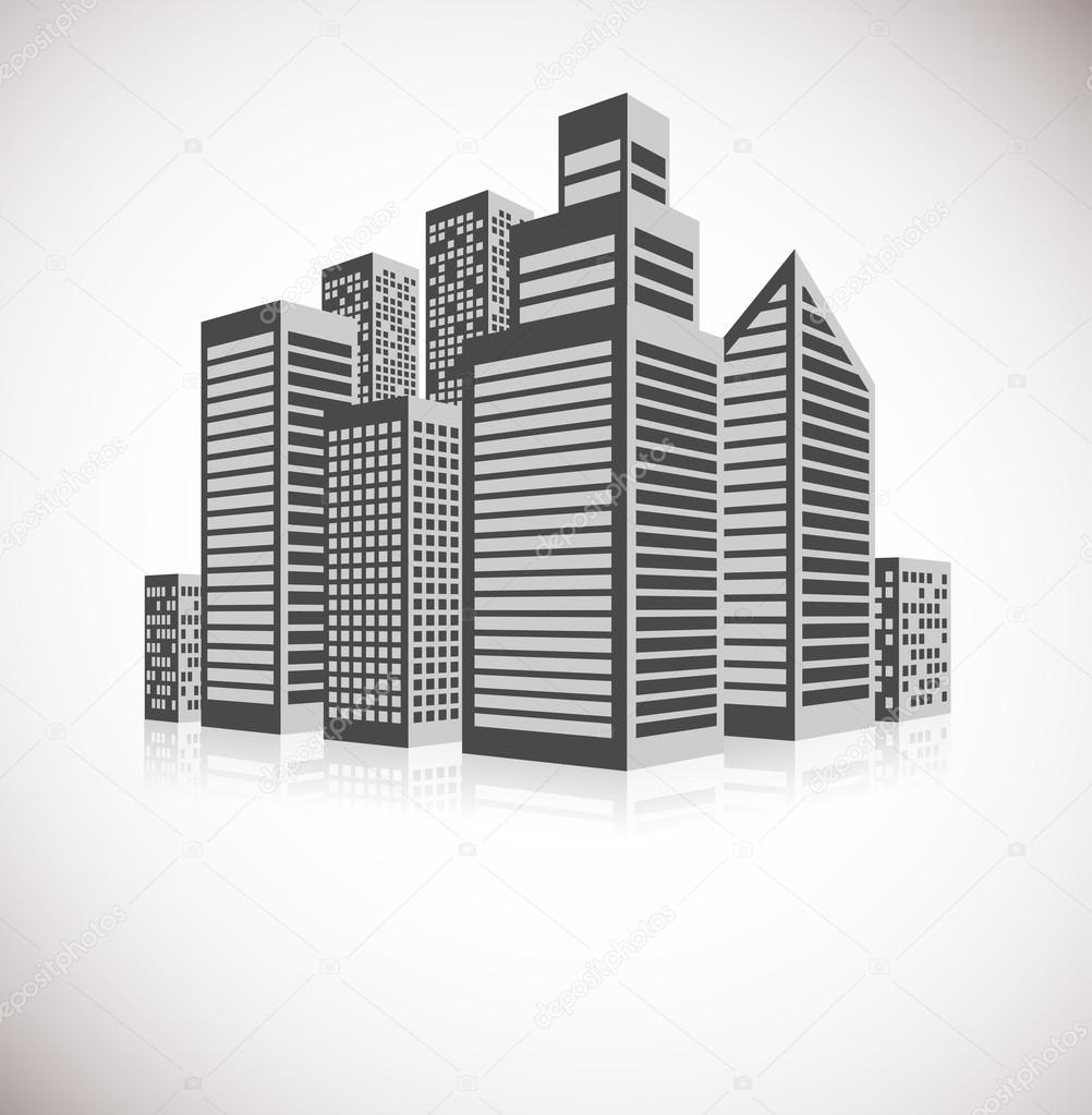 Cityscape background Stock Vector by ©Denchik 18442043