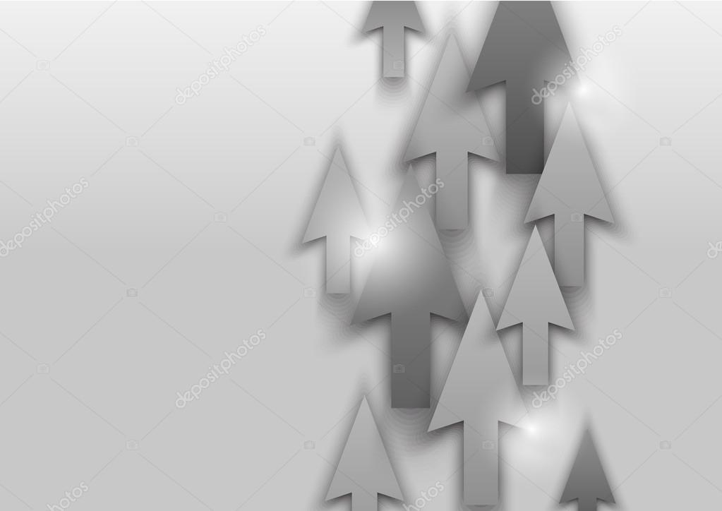Background with gray arrows Stock Vector by ©Denchik 22546683