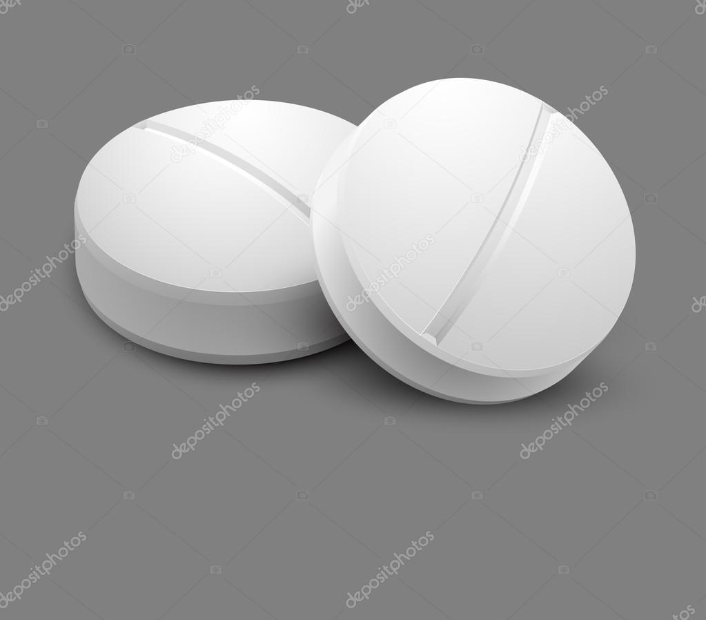 Two pills Stock Vector Image by ©Denchik #24650471