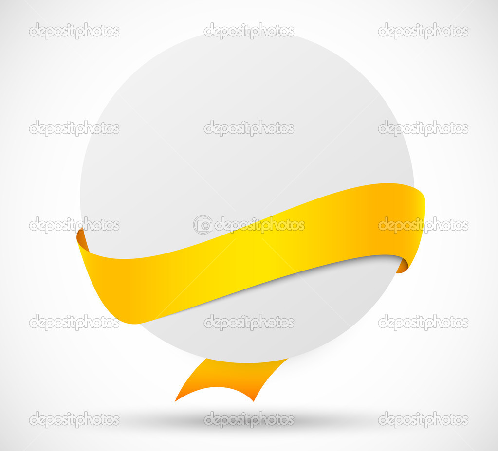 Card with yellow ribbon Stock Vector Image by ©Denchik #39506851