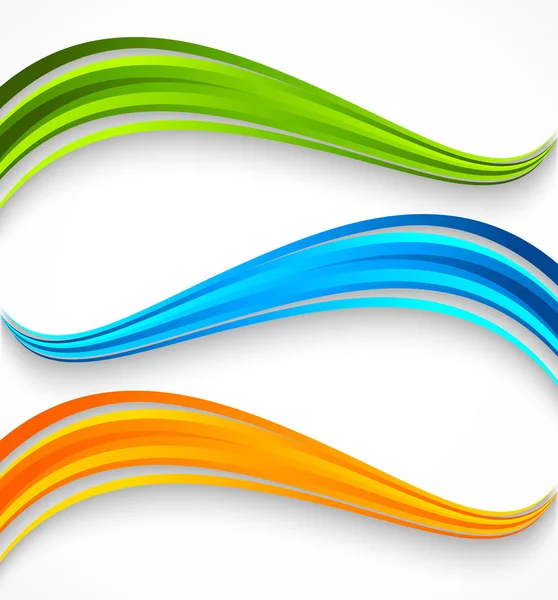 Set of wavy colorful banners — Stock Vector © Denchik #49603929