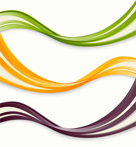 Set of wavy colorful banners — Stock Vector © Denchik #49603929