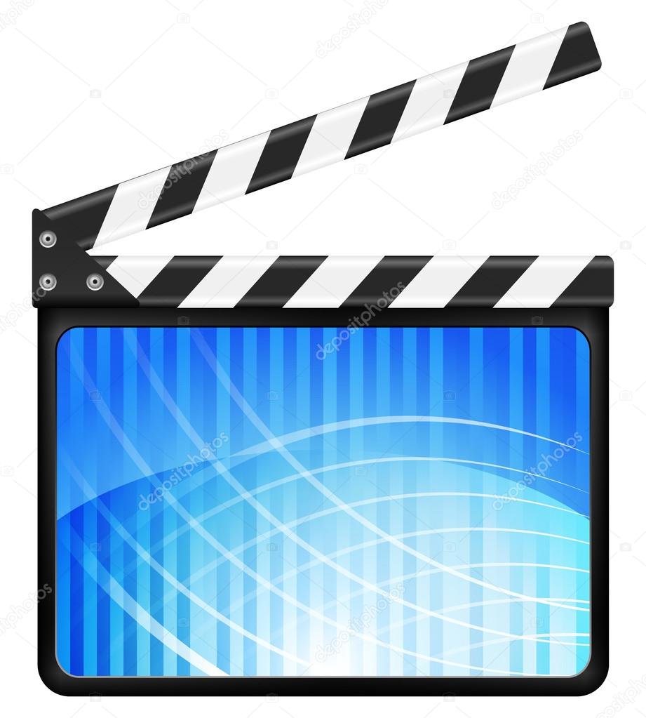 Clapper board Stock Vector by ©julydfg 18348431