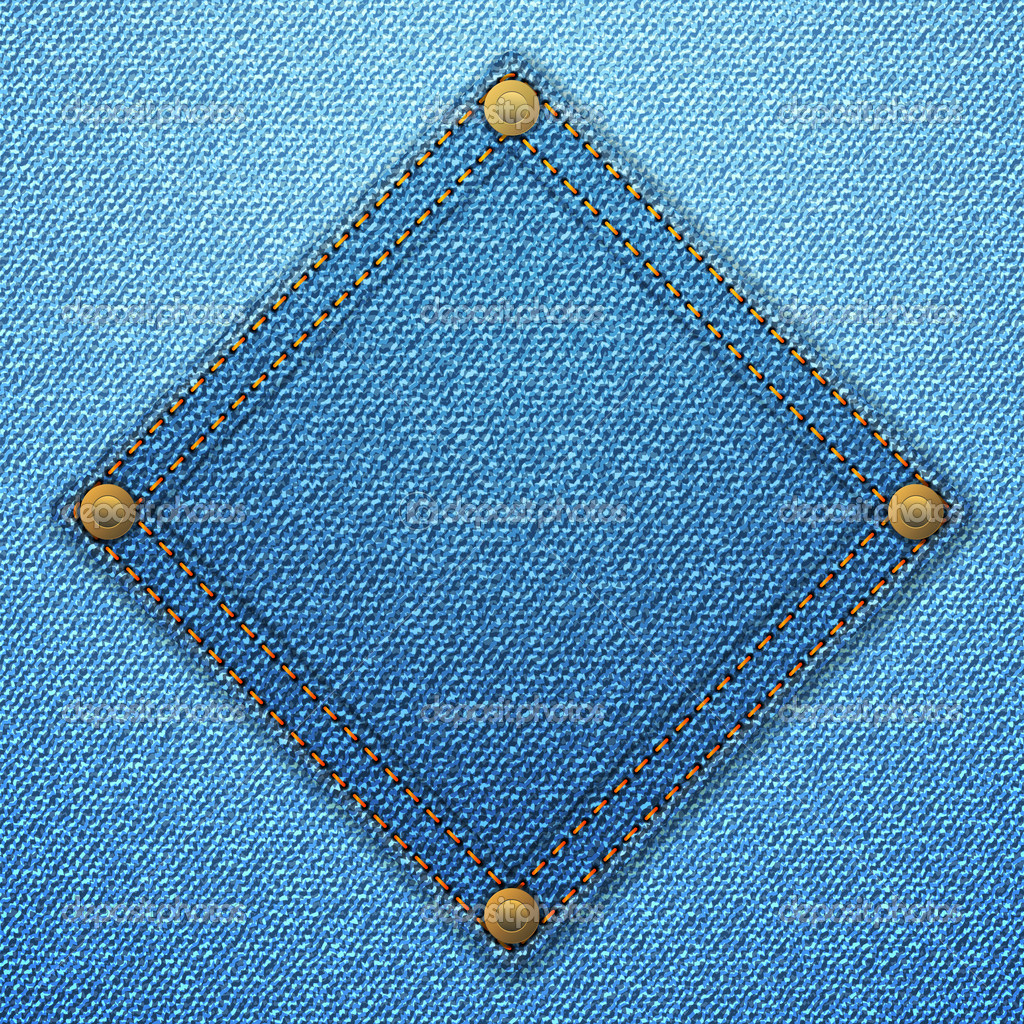 Denim label background Stock Vector Image by ©julydfg #19996849