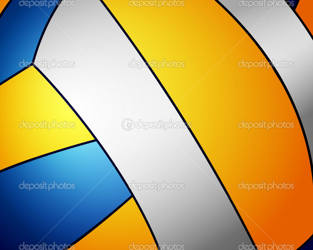 Volleyball ball background — Stock Vector © julydfg #21186647