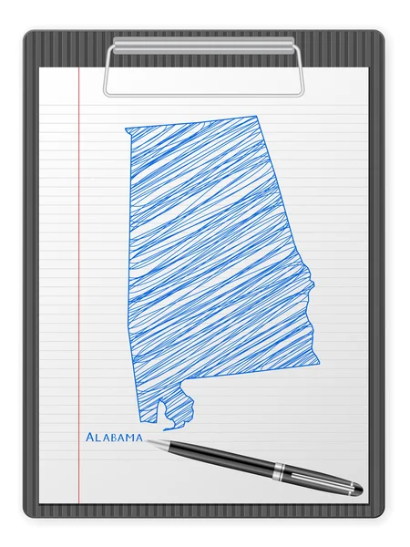Alabama map Stock Vector by ©julydfg 82791250