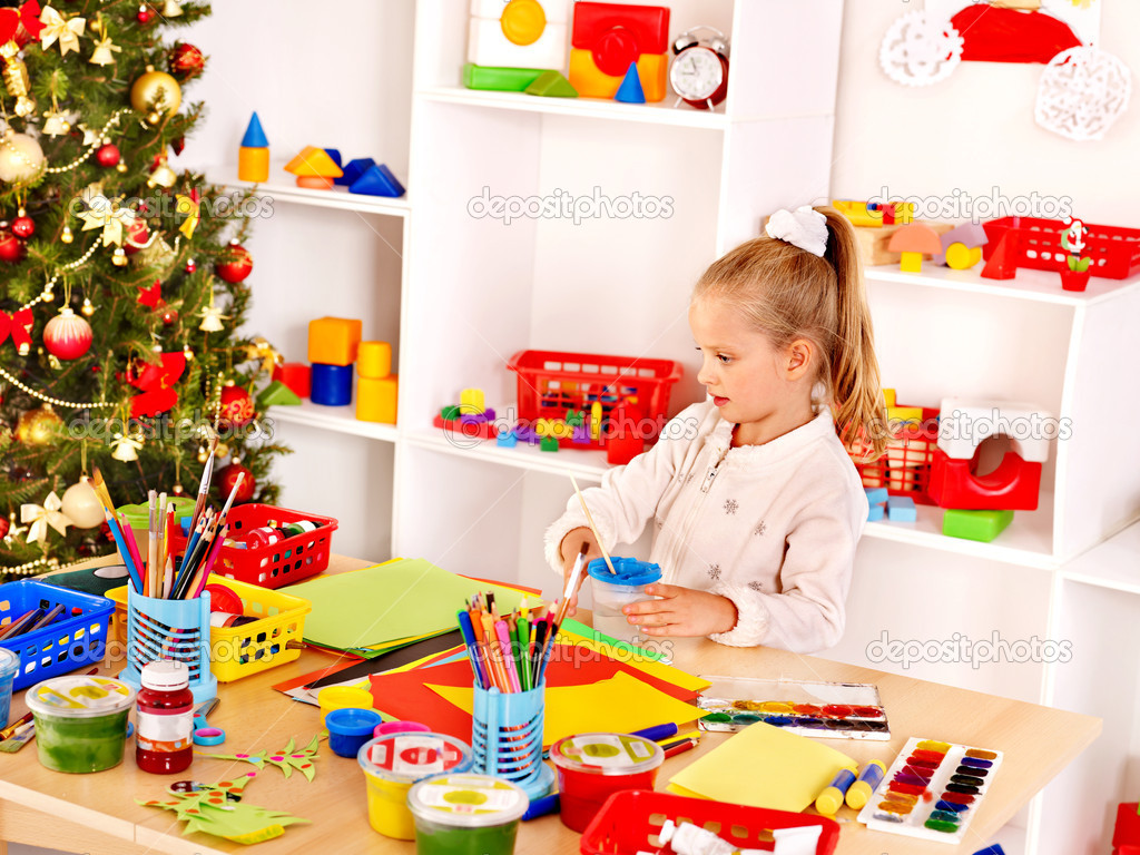 Children in kindergarden Stock Photo by ©poznyakov 14919001