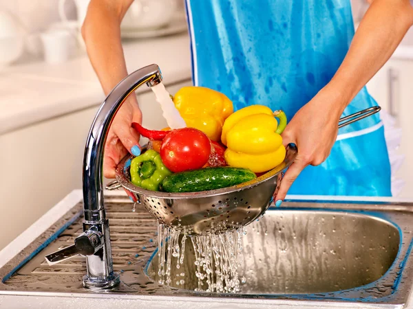 Washing vegetables Stock Photos, Royalty Free Washing vegetables Images ...