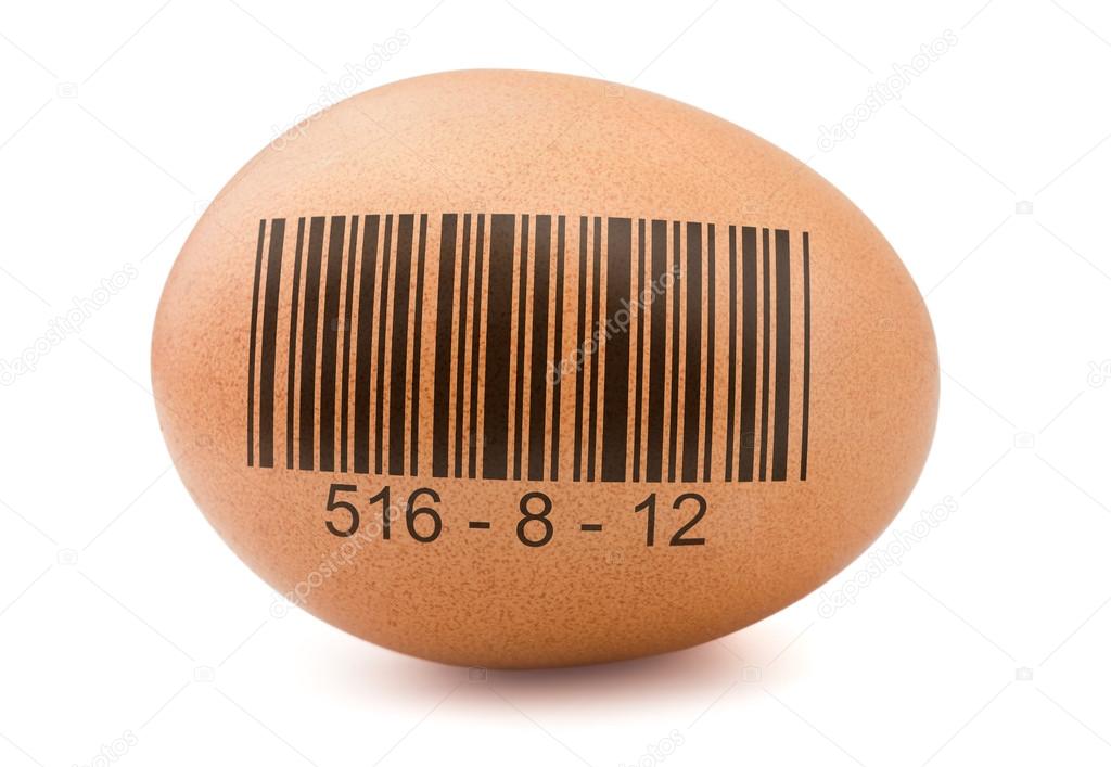 Egg with barcode Stock Photo by ©coprid 21455853