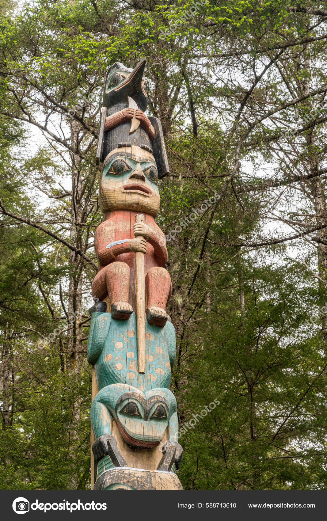 Sitka June 2022 Totem Poles Displayed Sitka National Historical Park ...