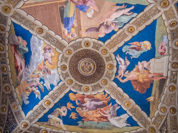 Ceiling of the room Biodoro, Raphael Rooms, the Vatican Museums, Rome ...