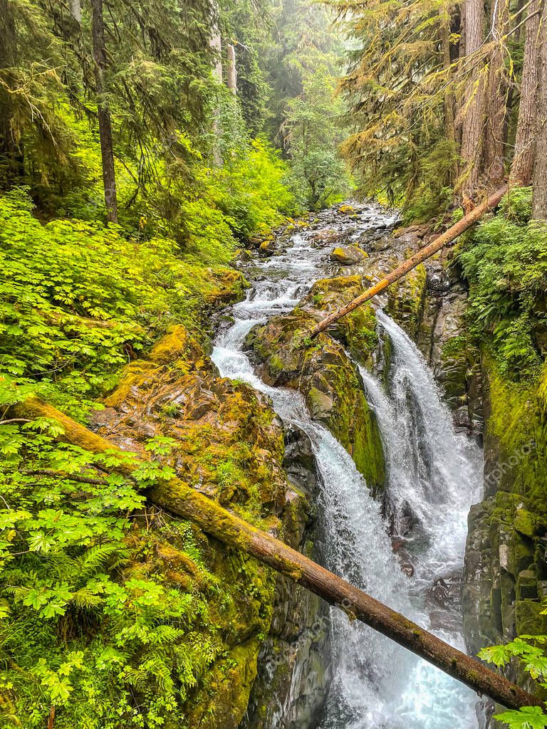 Las Cataratas del Sol Duc en el Valle del Sol Duc son llamadas las cataratas más bellas del ...