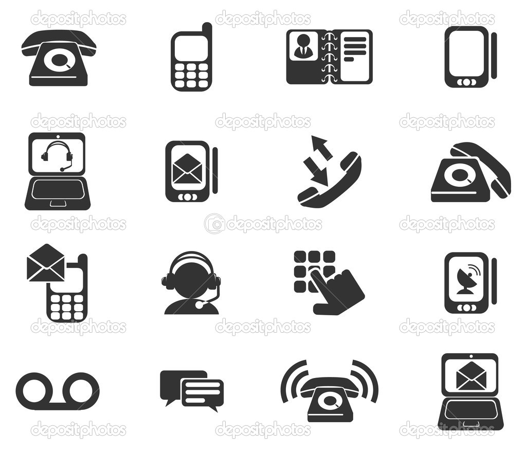 Símbolo de Telefone Vetor de stock de ©ayax55 45370337