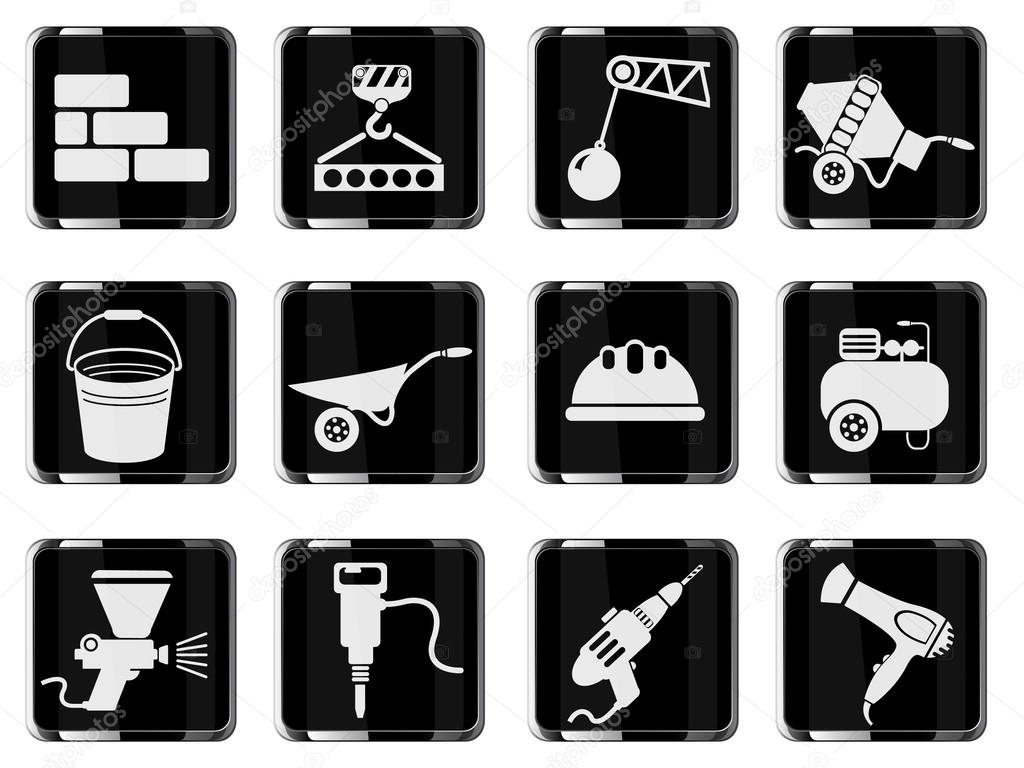 Symbols of building equipment Stock Vector Image by ©ayax55 #47579793