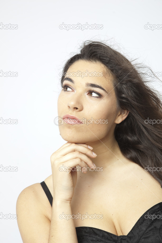 Real beautiful young girl Stock Photo by ©Immfocus 16366653