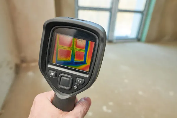 Thermal imaging inspection of electrical equipment — Stock Photo ...