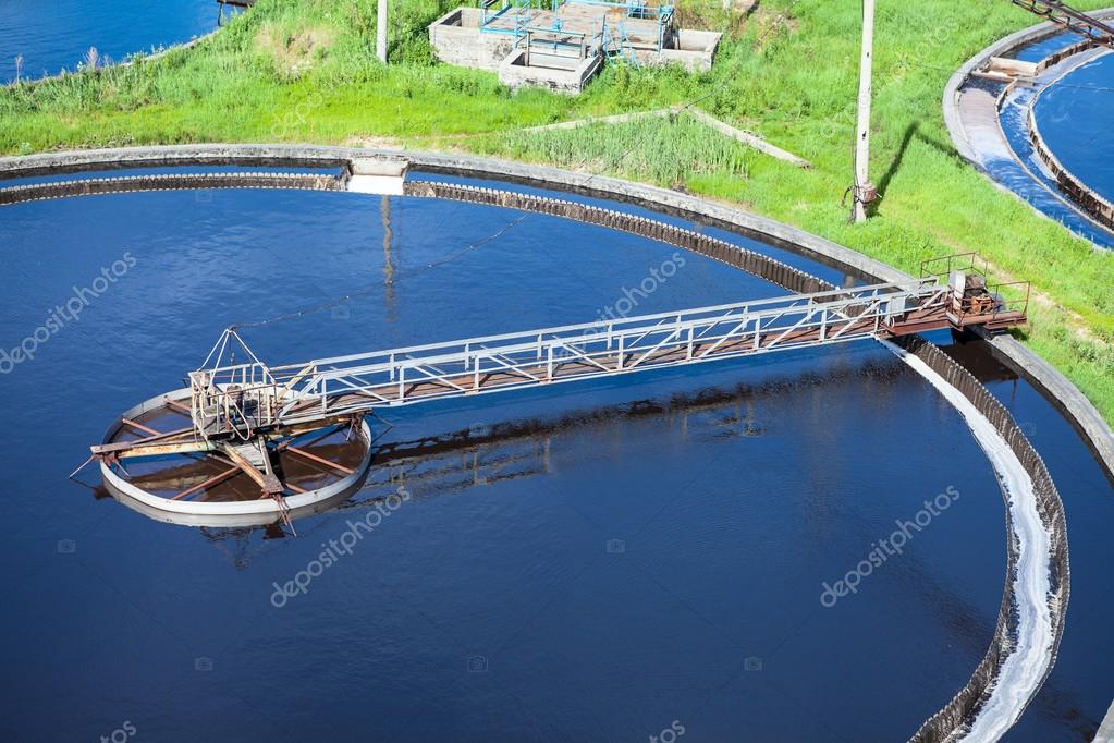 Primary sedimentation basin — Stock Photo © antiksu #31207147