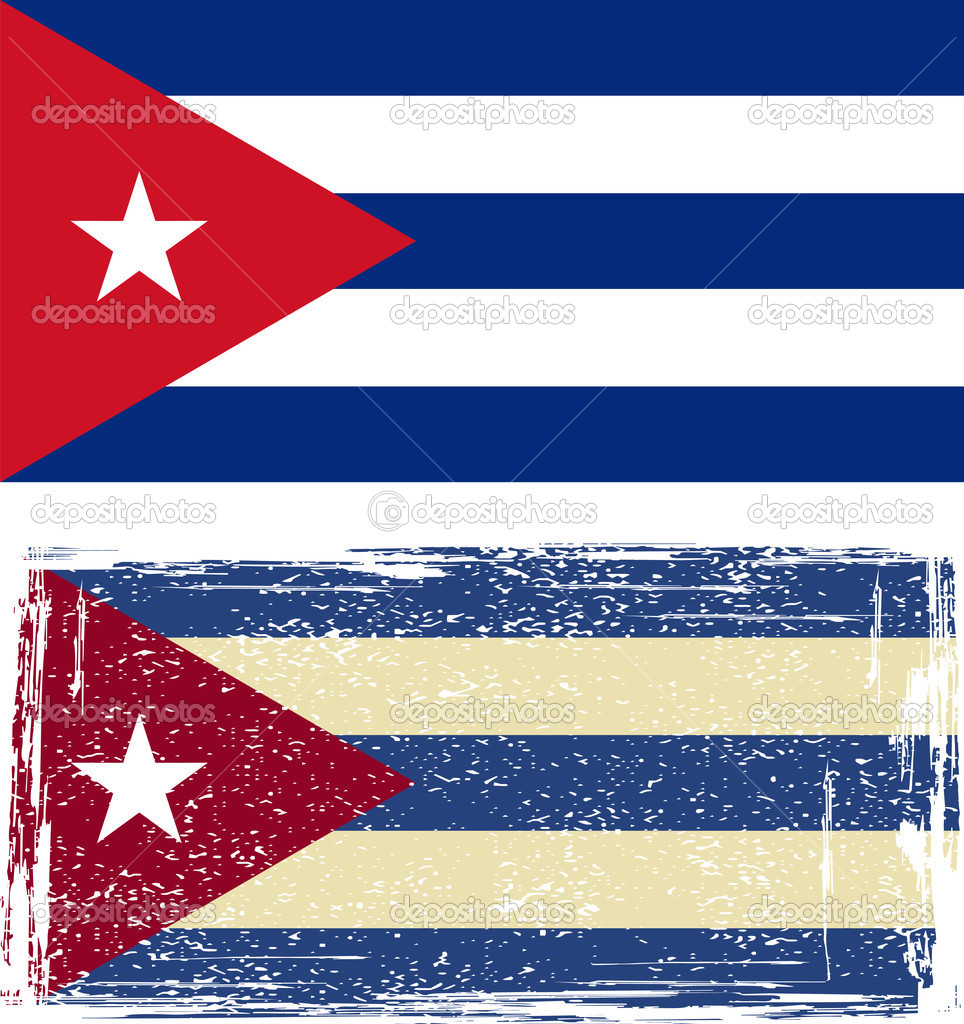 The Cuban grunge flag. Vector Stock Vector Image by ©khvost #29994945