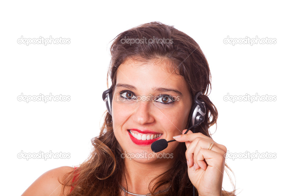 Cheerful Receptionist — Stock Photo © william87 #12629999