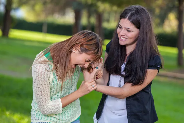 Two Young Women Fighting - Stock Image - Everypixel