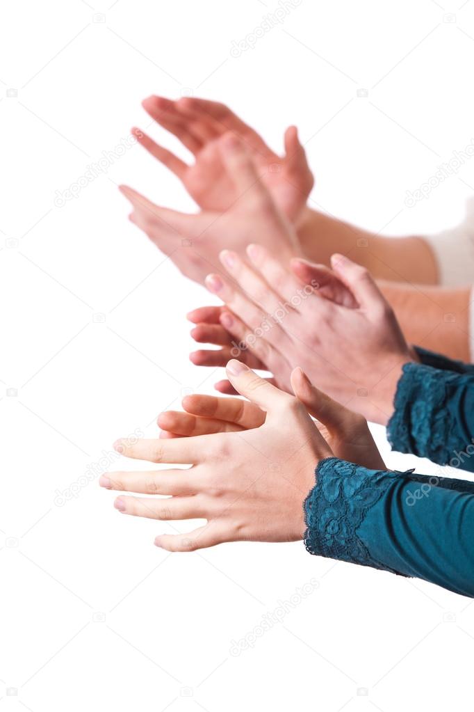 Human Hands Clapping — Stock Photo © william87 #15617073