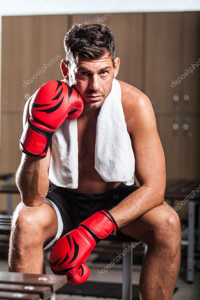 Boxer in the Locker Room Stock Photo by ©william87 24353551