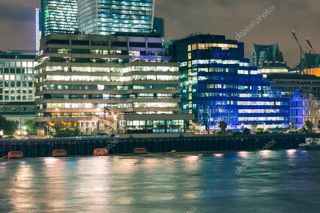 City of London, Night View Stock Photo by ©william87 38203697